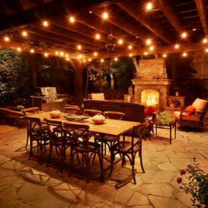 How to Hang Patio String Lights & Considerations for Café Lights ...