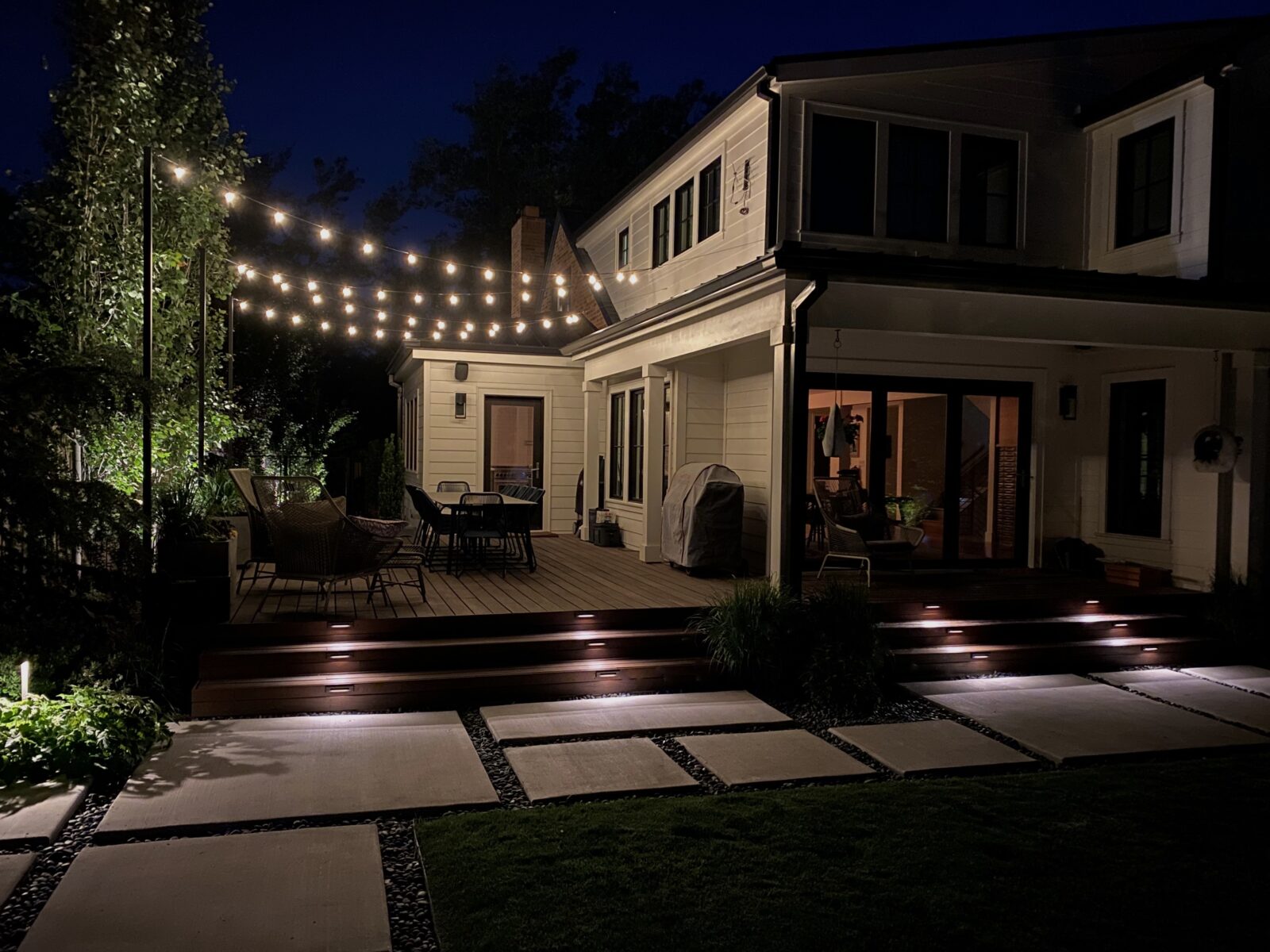 A guide to outdoor lighting for steps | Landscape Lighting Pro
